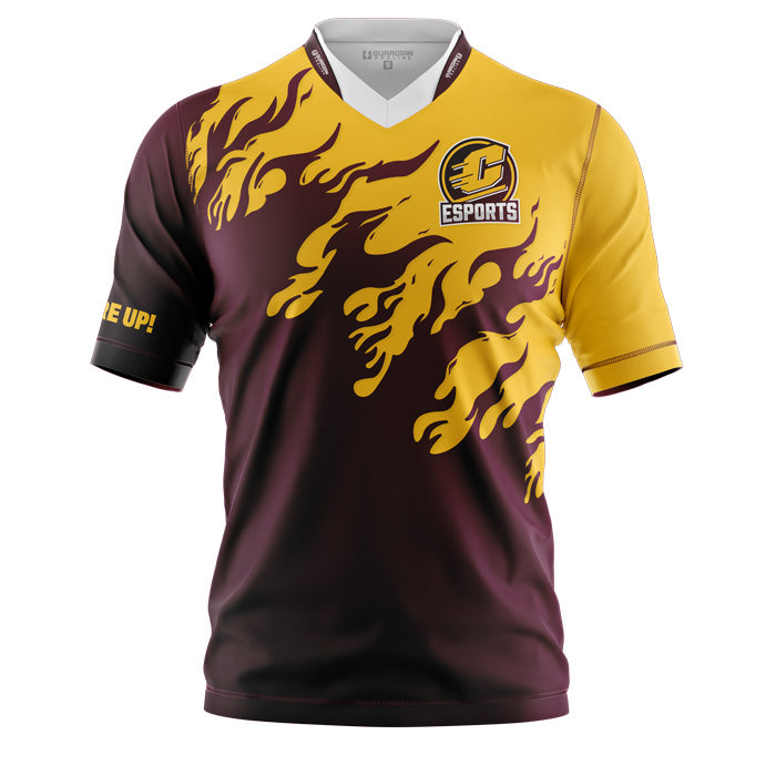 Maroon/Gold Central Michigan esports Praetorian Jersey (Premium ...