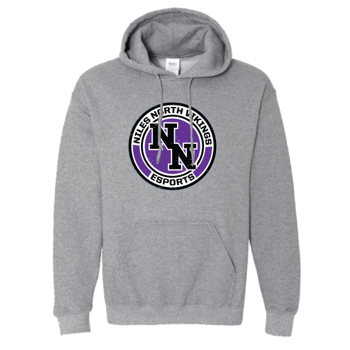 Niles North esports Distressed Logo Hoodie – Guardian Proline
